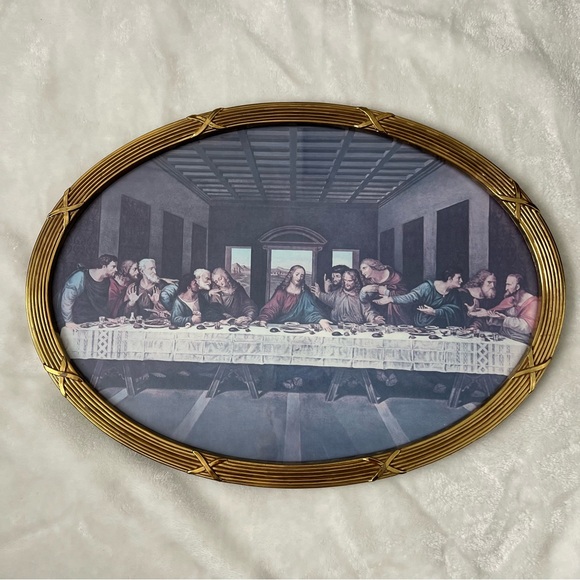 Vintage | Wall Decor | Vintage The Last Supper Framed Art Piece ...